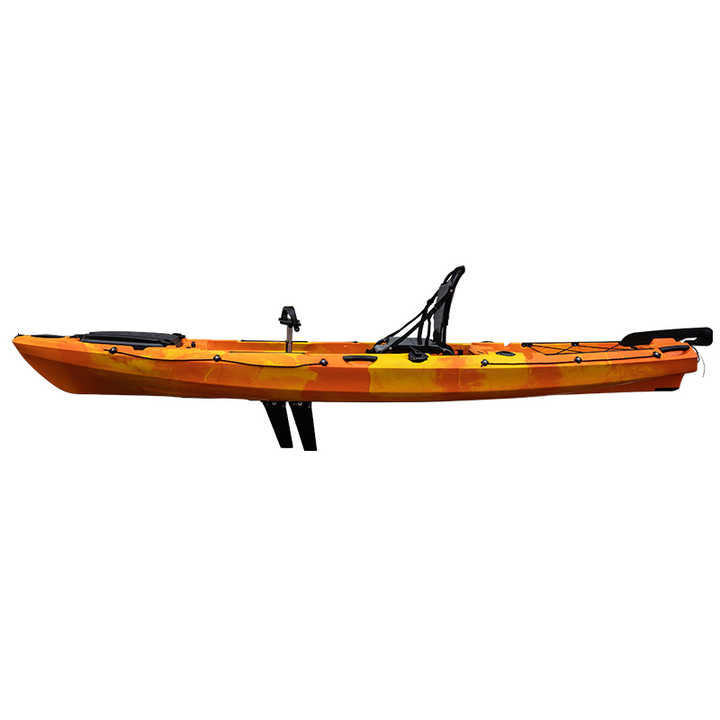 KUER 12ft Flipper Pedal Drive Kayak - Perfect for Fishing