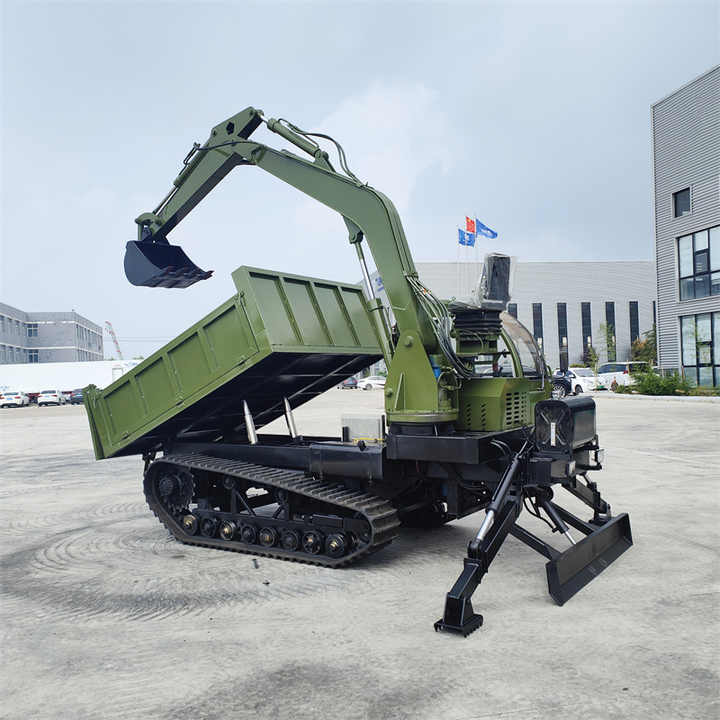 Mini Crawler Dumper with Loader - 6TON Forestry Machinery