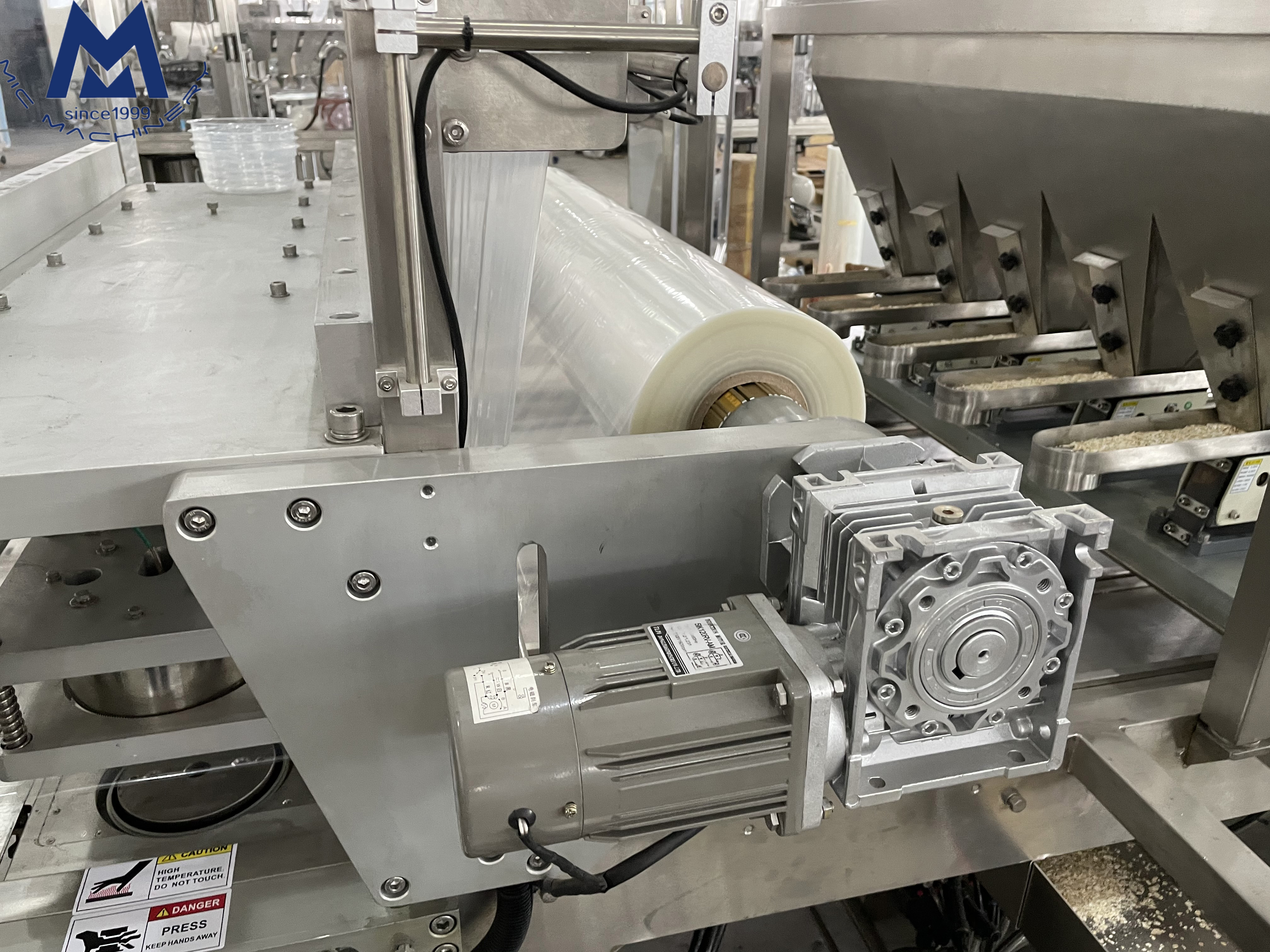 Automatic cup filling and sealing machine - Food Packaging Machine