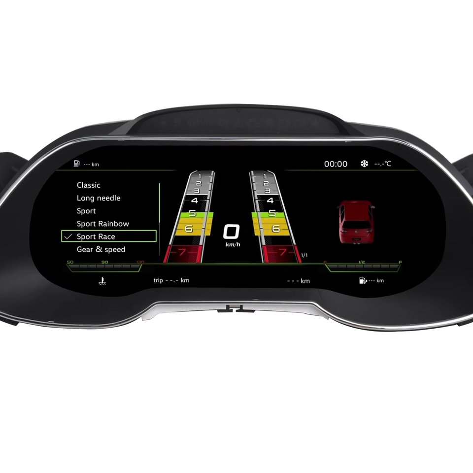 YLA Linux System Auto Speedometer for Audi A6 C7 A7 Digital Cluster ...