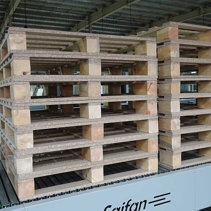 Automatic Wood Pallet Block Pallet Nailing Production Line