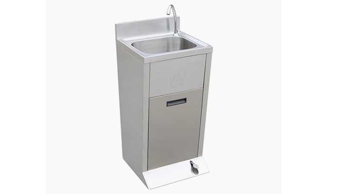 Foot Pedal Commercial Kitchen Sink Foot Operated Wash Hand Sink Custom ...