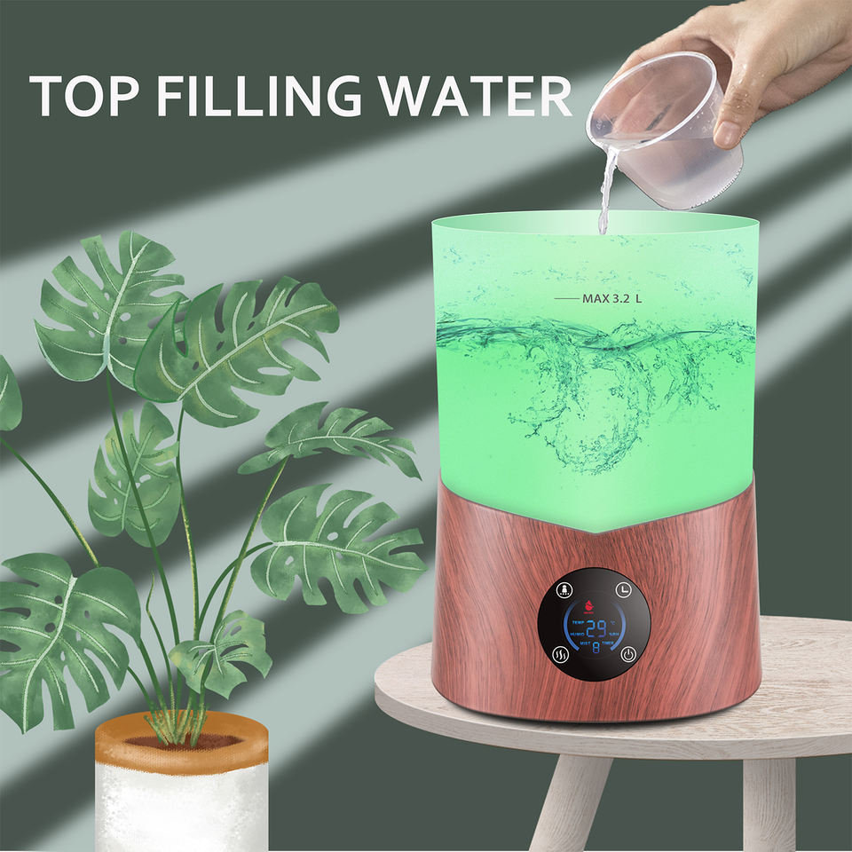 Cool Mist Electric Ultrasonic Humidifier Essential Oil Aromatherapy ...