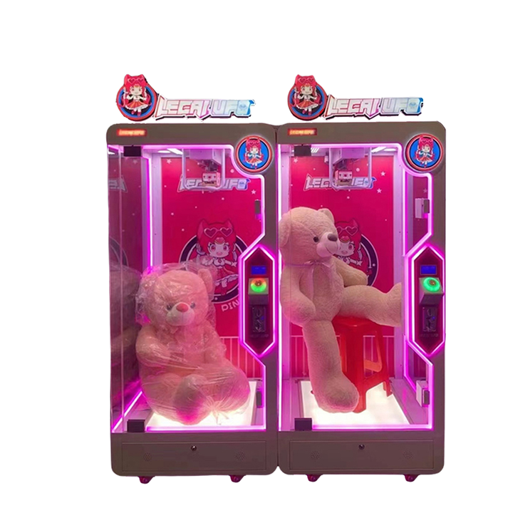 Doll Claw Machine Coin Operated Cut Prize Arcade Game Machines Children ...