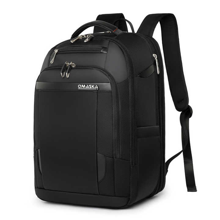 OMASKA Waterproof 17 Inch Laptop Rucksack, Large Capacity Business ...