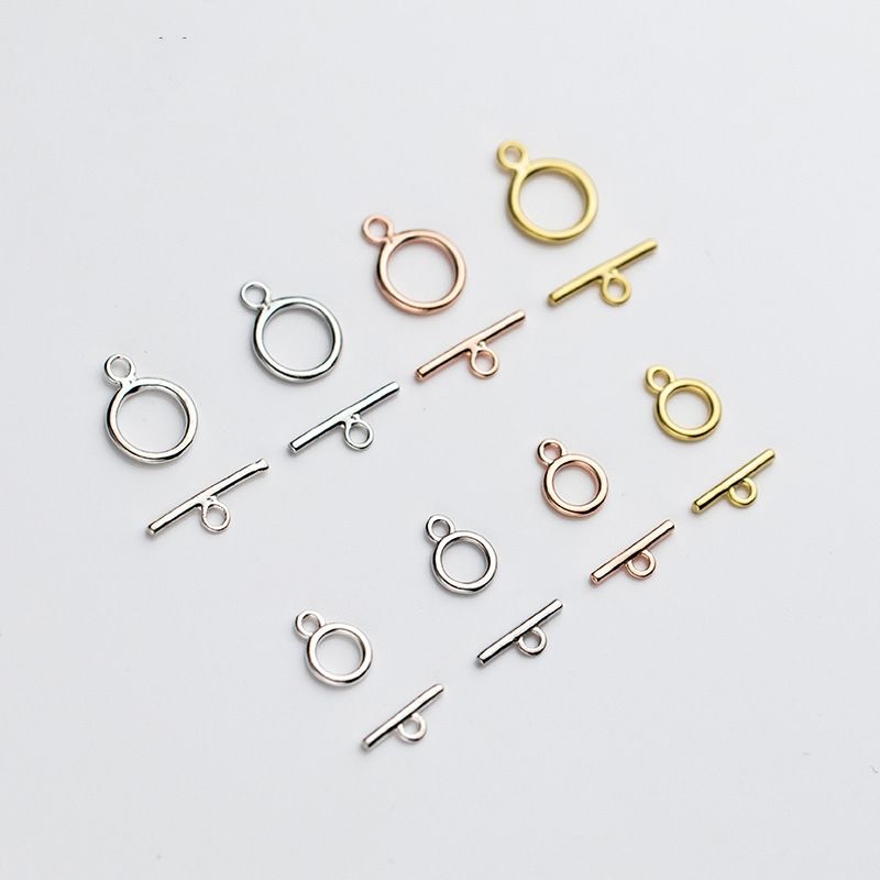 Tiny Toggle Clasp for Jewelry Making Necklace Sterling Silver Clasps ...
