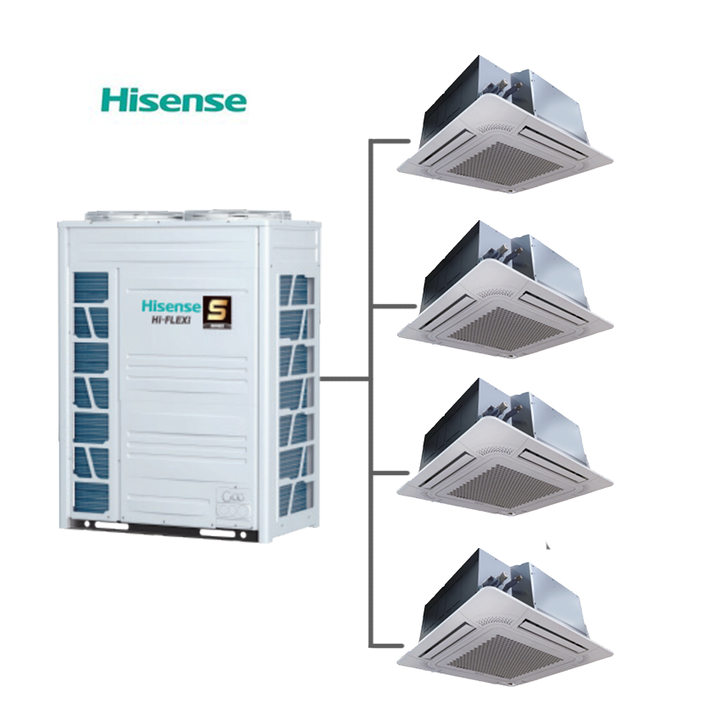 Hisense Four Way Cassette High Air Flow Air Conditioner Hidden Ceiling ...