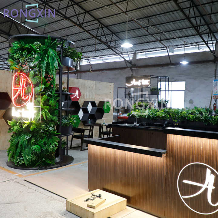 Modern Bubble Tea Shop Counter Design Display Stone Dessert Bar Counter ...