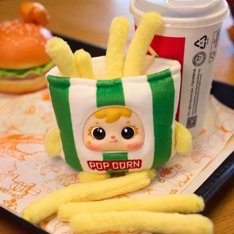 Samuel Fried Shrimp PVC Plush Blind Box Cute Food-Themed Stuffed Toy ...