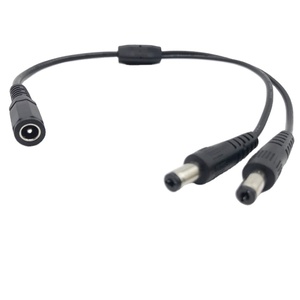 Wholesale 1 female to 2 male y splitter dc power cable Power Cords And ...