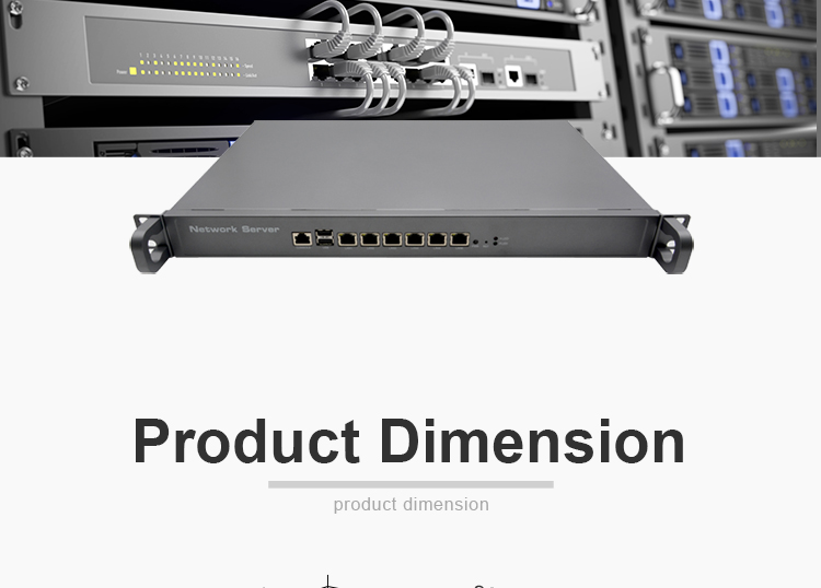 YENTEK R280E 1U Rackmount Firewall Hardware VPN Network Security ...