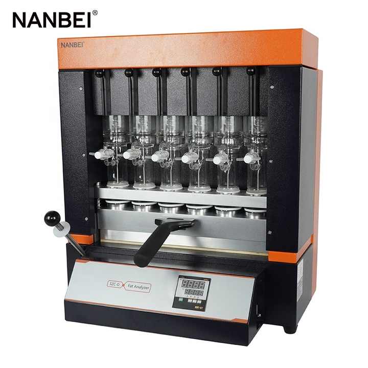 Laboratory Soxhlet Extraction Fat Content Analyzer for Grain, Food, and ...