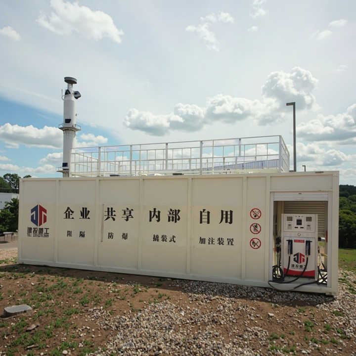 Explosion Proof 20FT Containerized Fuel Station with Pump and Tank for ...