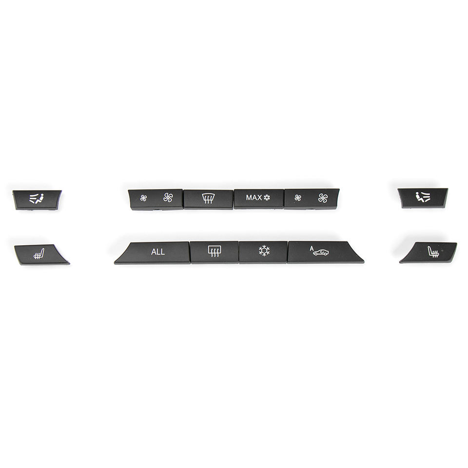 12 Buttons Dashboard Air Conditioner AC Button Heater Switch Cover ...