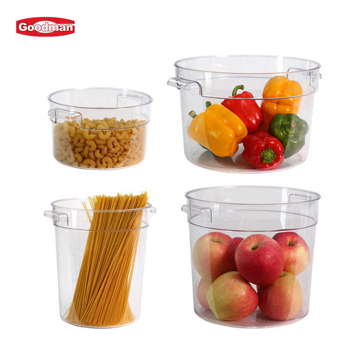 Kitchen Box Square Round Sauce Sliced Fruit Vegetable Keeper Ingredient ...