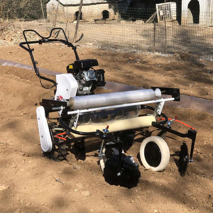 Gasoline Powered Agricultural Plastic Mulch Machine Paper Film Mulching ...