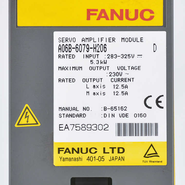 Japan Original Fanuc CNC Servo Amplifier A06B-6079-H206