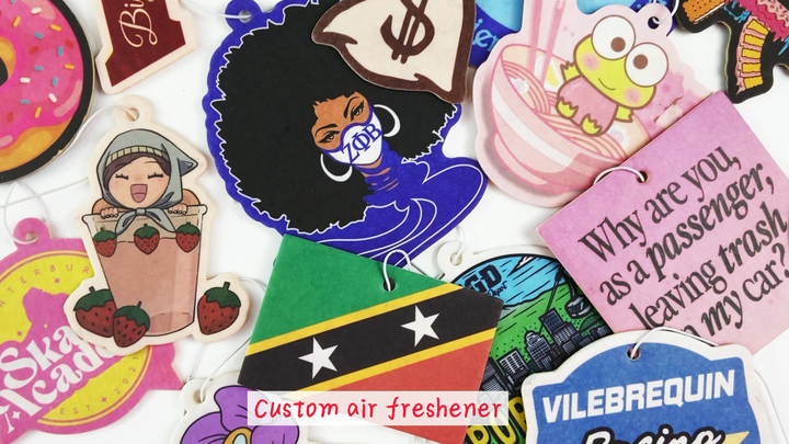 Wholesale Custom Made Paper Fragrance Car Air Fresheners