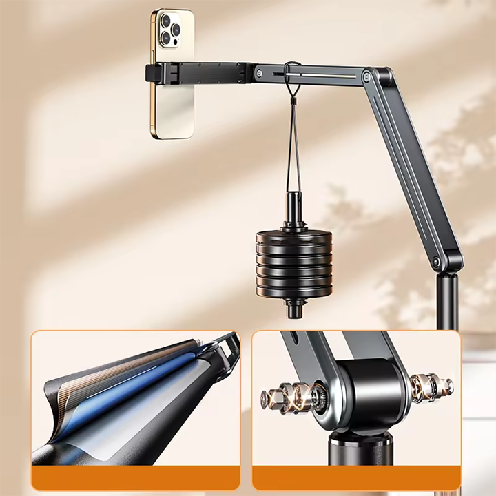 Sturdy Aluminum Alloy Mobile Phone Holders Tablet Floor Stand Holder ...