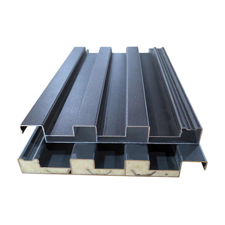 Pu Foam Aluminum 6mm Roof Fireproof Insulated Roof Metal Sheet ...