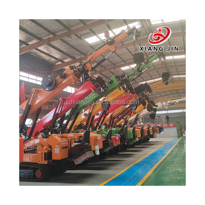 Flexible Rubber Track Spider Crane With Optional Remote Control for ...
