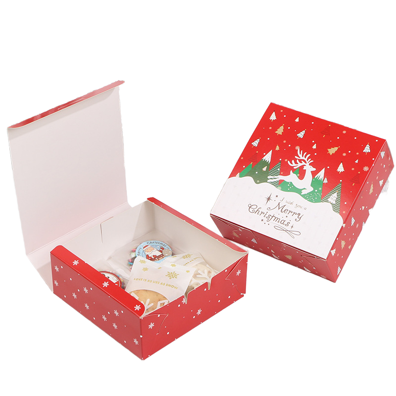 Handmade Disposable Paperboard Folders Packaging Box for Candy Egg Tart ...