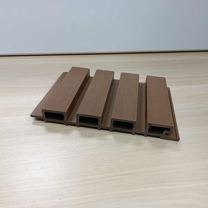Co-extruded WPC Cladding Fluted Wall Louver Panel Design Exterior Ideas ...