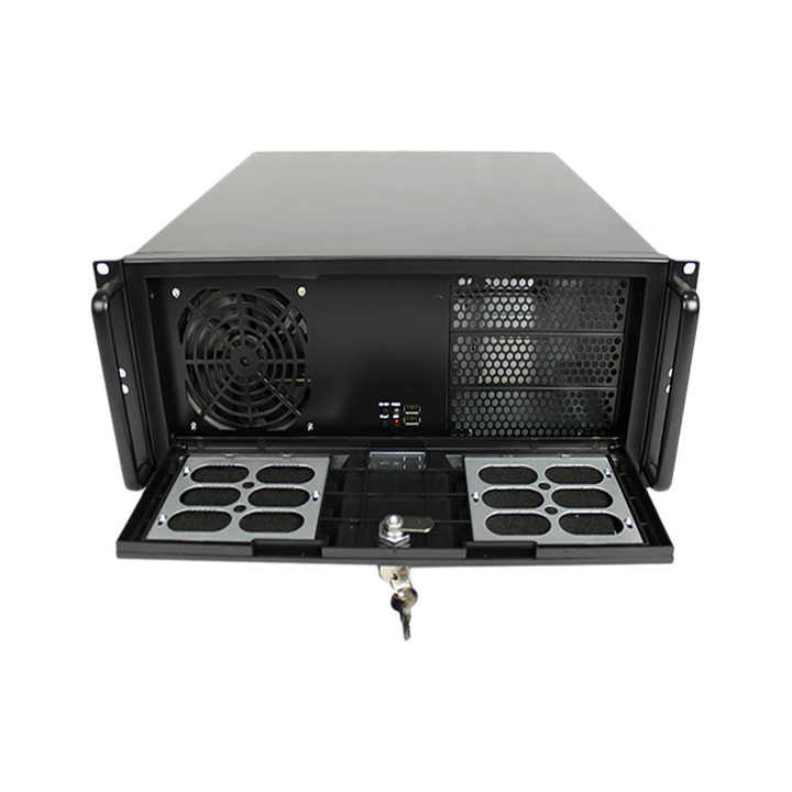 4u 19inch Rackmount Server Chassis with Front Filter & Fan