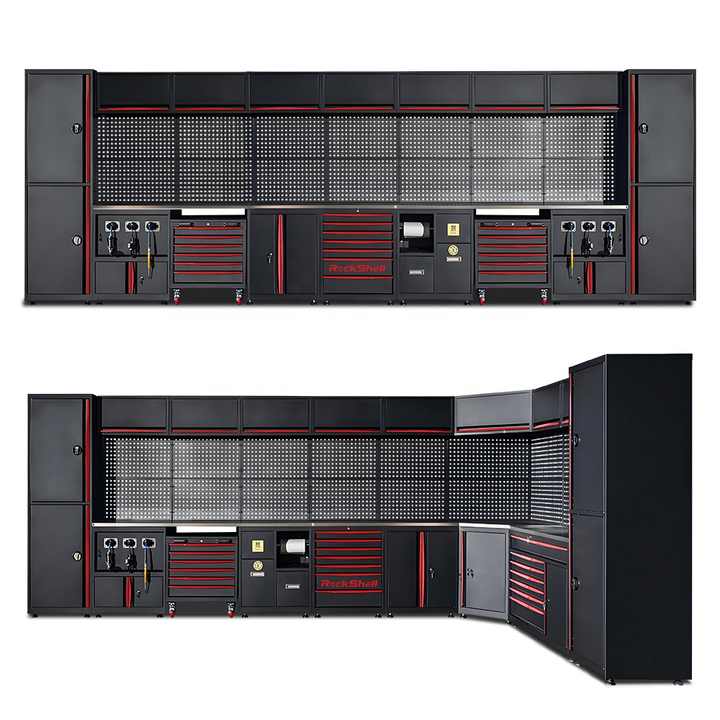 Metal Combination Workstation Garage Organization Complete Mechanical ...
