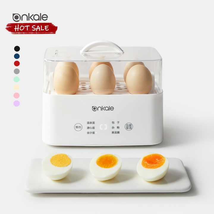 Ankale Egg Boiler - Efficient 200W Steam Cooker for 6 Eggs