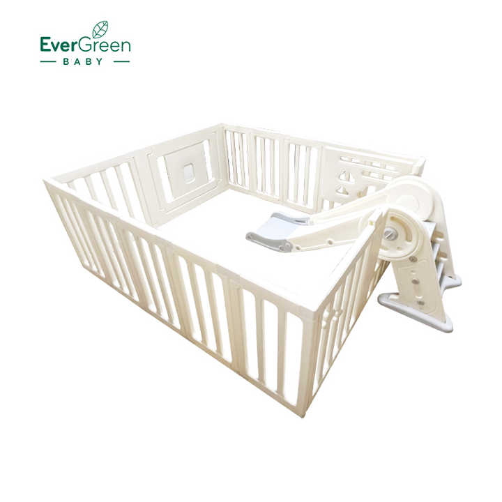 playpen with slides folding plastic kids baby playpen fence for baby ...