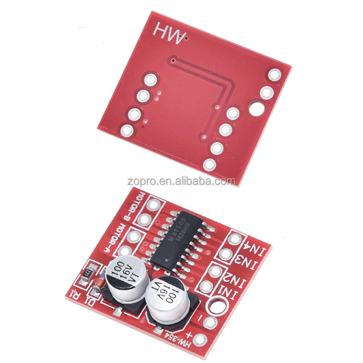 Dual Channel DC Motor Driver Module Bidirectional PWM Speed Control & H ...
