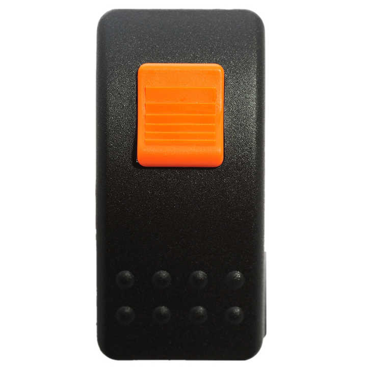 Yellow Car 12V Carling Locking Rocker on-off Safety Lock Switch