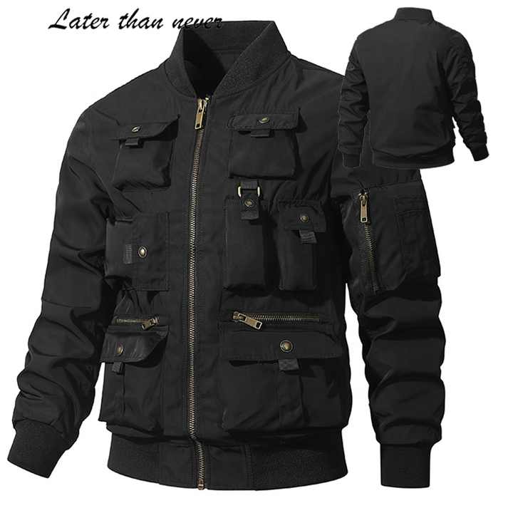 Factory OEM Mens Jacket Multi 3D Pockets Tactical Jacket New Design ...