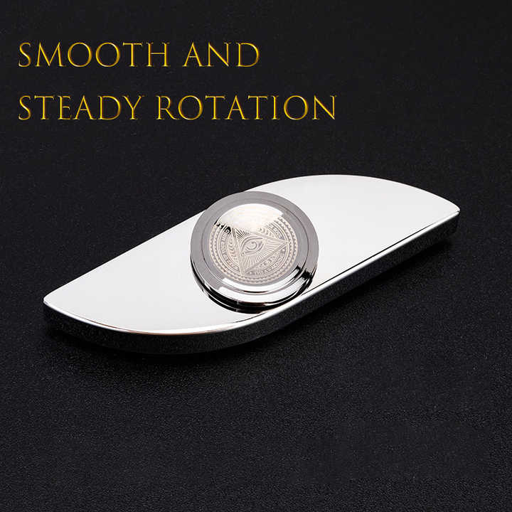 CNC Stainless Steel Finger Spinner Long-lasting Rotation Hand Spinner ...