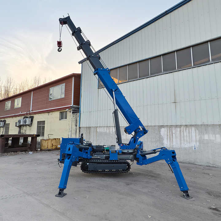 3 Ton 5 Ton Spider Crane Telescopic Boom Small Spyder Crane Mini Roof Crawler Crane| Alibaba.com