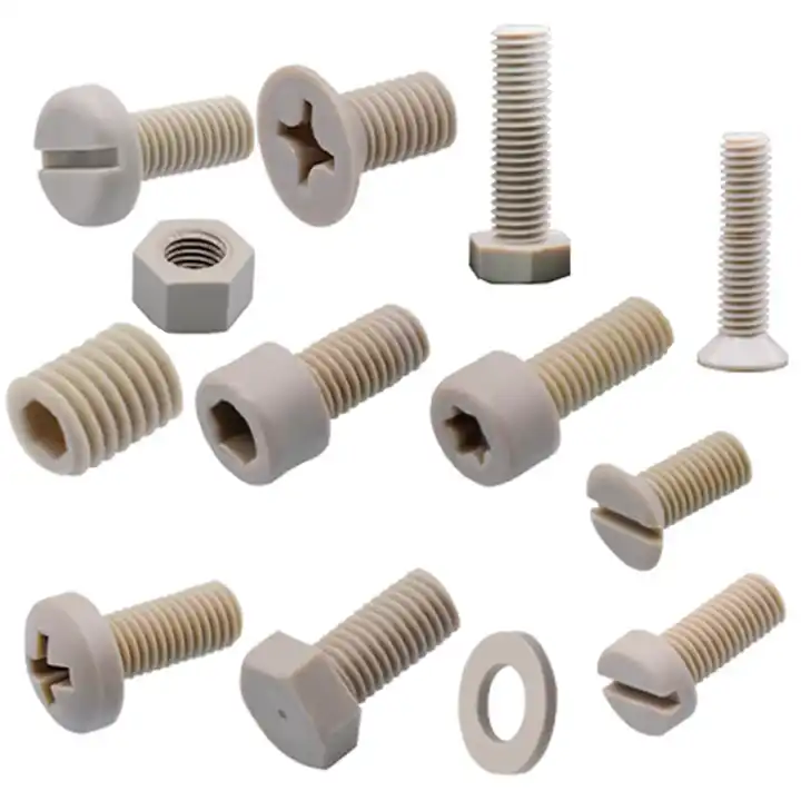 High Temperature & Chemical Corrosion Resistant PEEK Screw