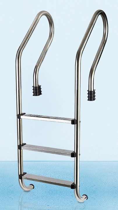 Factory supply pool ladder 2 steps handrail stainless steel swimming ...