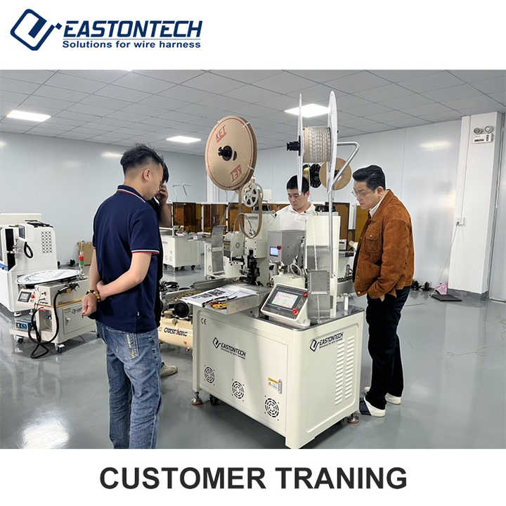 Fully Automatic Double Side Wire Stripping Sealing Crimping Machine EW ...