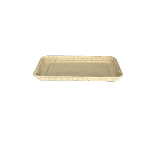 No PFAS Eco Friendly Compostable Plant-Based Fiber Tray Bagasse Paper ...