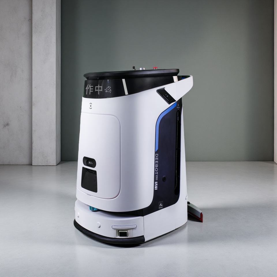 ECOVACS Commercial Autonomous Floor Scrubber Robot Smart Navigation ...