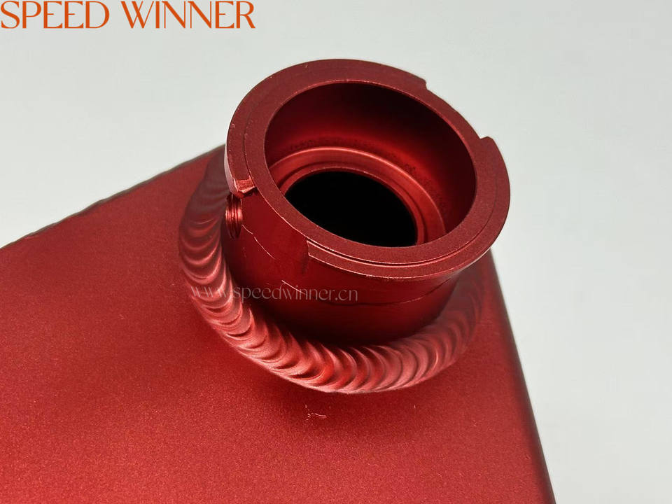 Speedwinner JDM High Quality Baffled Coolant Expansion Tank Aluminium ...