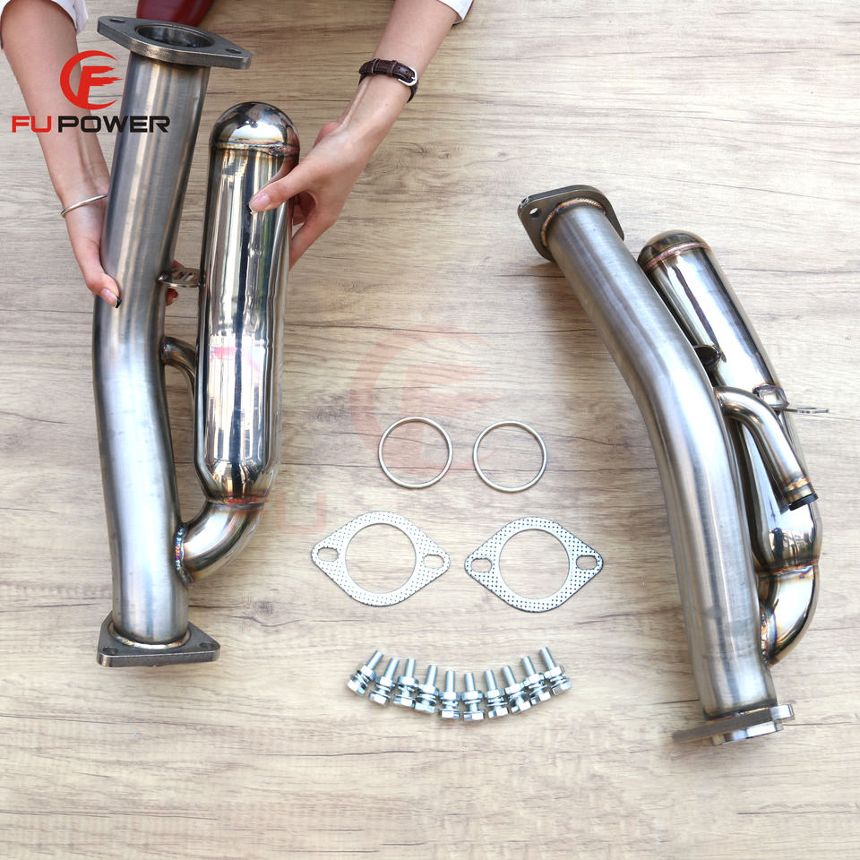 Torqen HELMZ Resonated Test Pipes for Nissan 350Z & Infiniti G35 ...