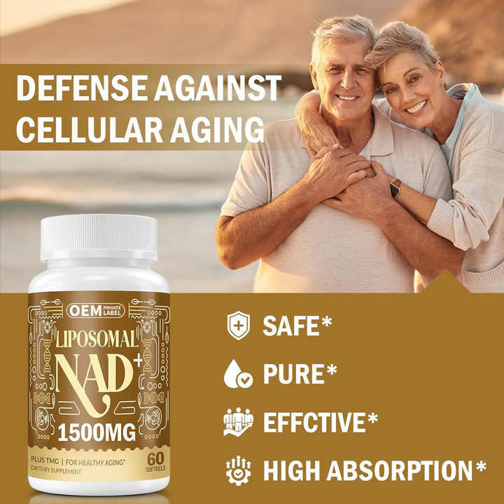 OEM High Potency Lipsomal NAD+ Supplement 1000 mg Highest NAD Max ...