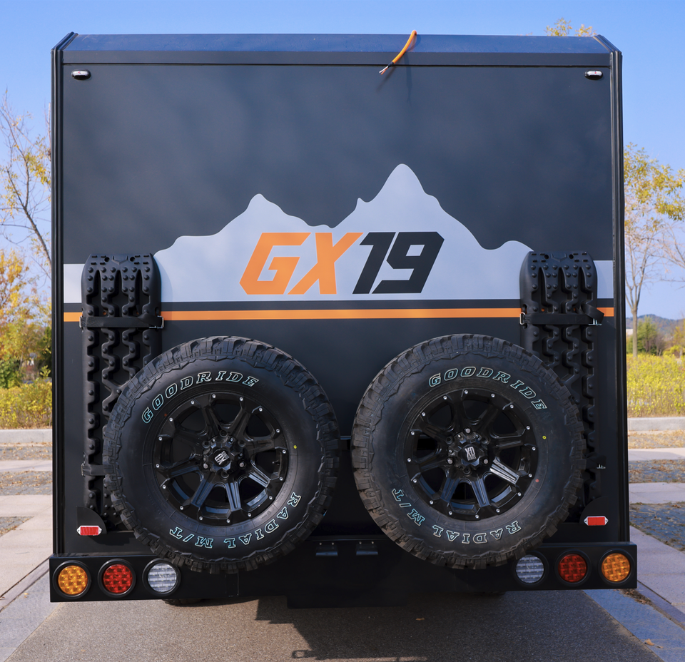 19" RV Campers Caravans Russia Standard Camping Off-Road Travel Trailer ...
