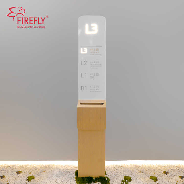 Outdoor Illuminated Wayfinding Signage Sign Board Directional Sign ...