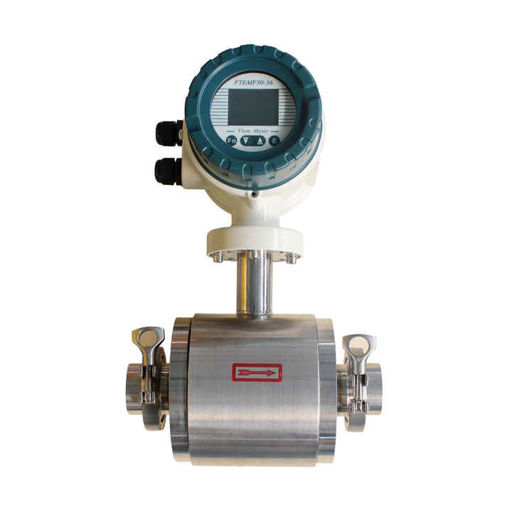 Dn80 Electromagnetic Flow Meter Rs485 Output, High Precision Flow Meter ...