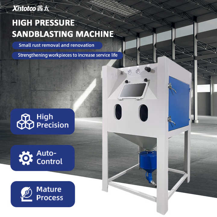 5/6/7bar Pressure Sandblaster Machine Manual Sandblaster Cabinet for ...