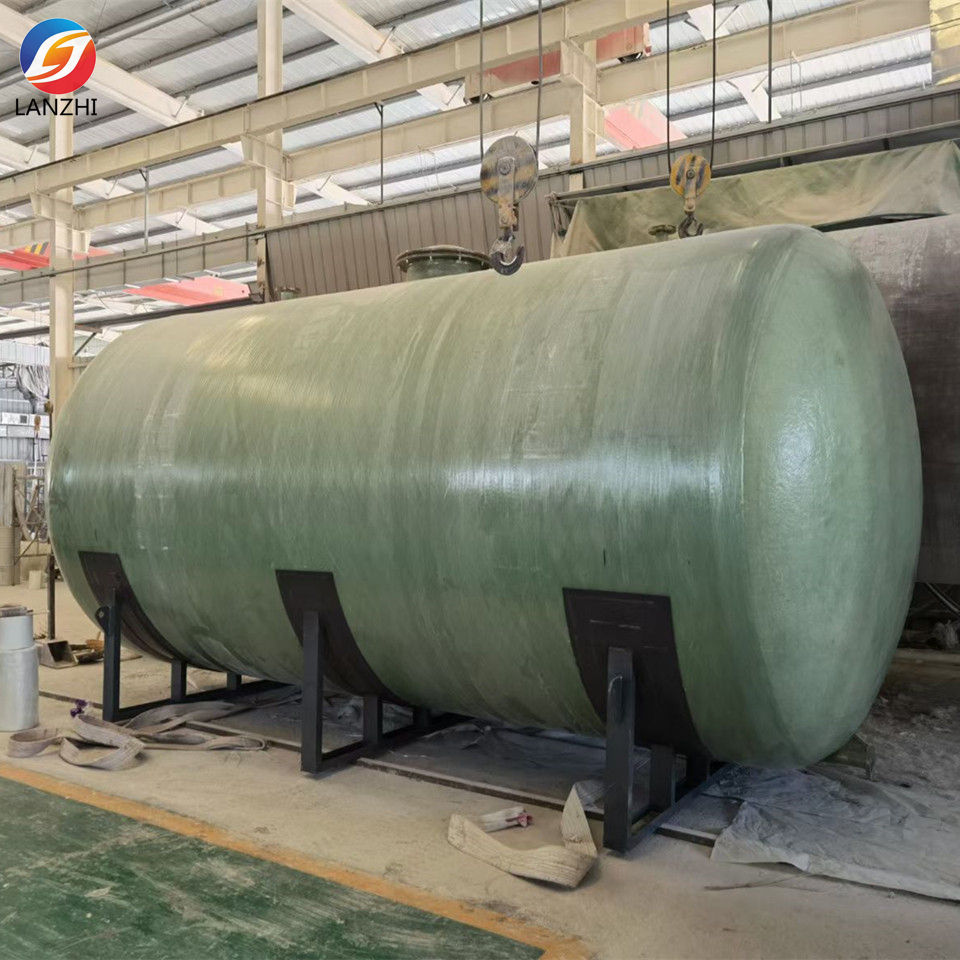 FRP Fiberglass Vertical Horizontal Chemical Water Storage Tank Welding ...