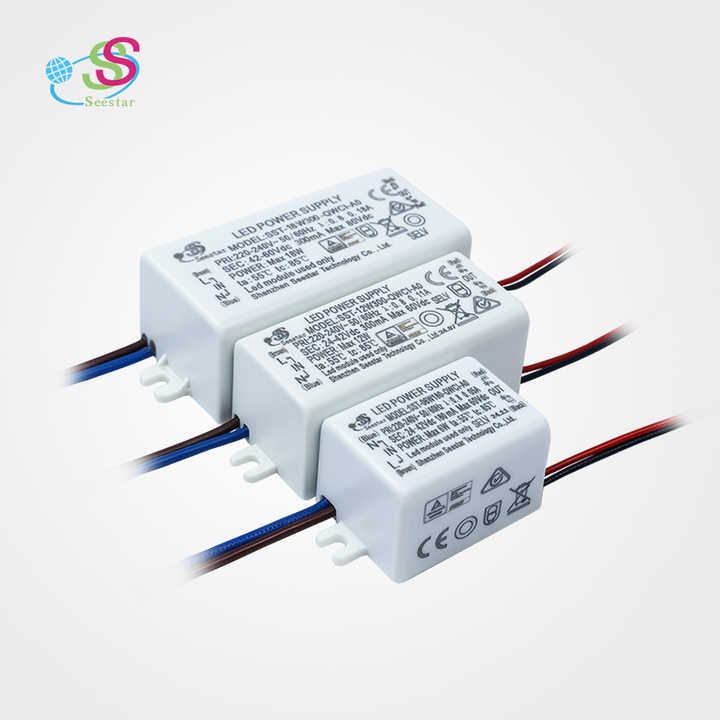 Seestar 24W LED Driver 500mA Isolated PF 0.8 IP65 TUV SAA CB Certified ...